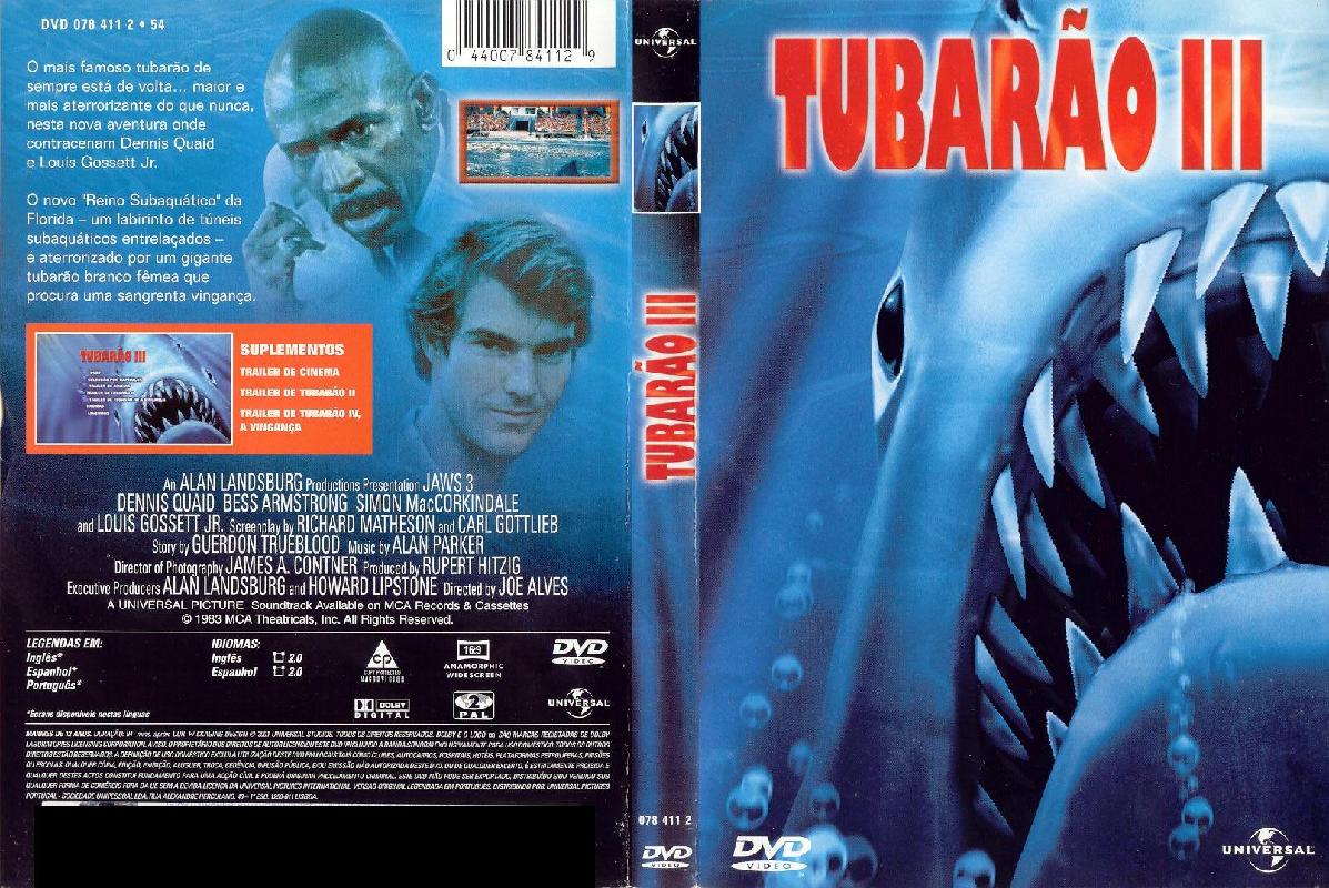 Capas Filmes Terror: Tubarão 3
