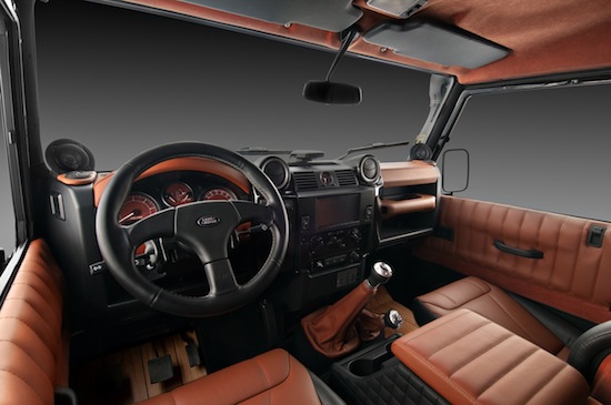 Luxur Blog: Land Rover Defender Wood by Vilner: interior dream!