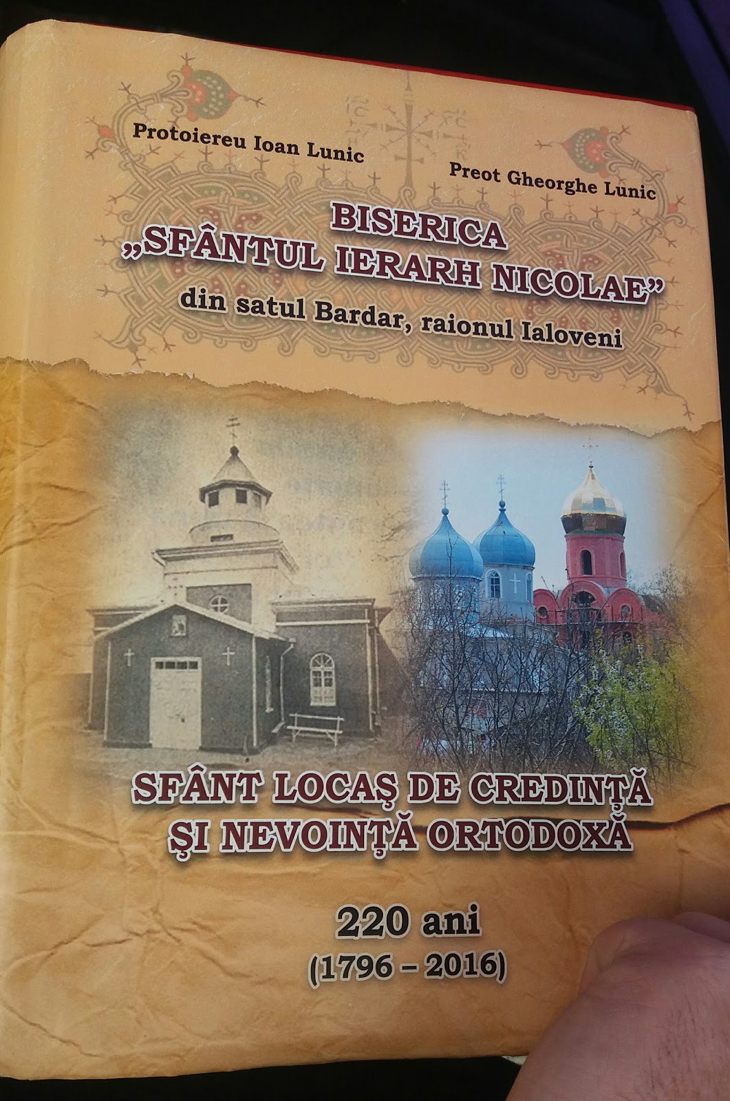 Tonu Alexandru: Donații pentru cartea istorică „Biserica din Bardar la ...