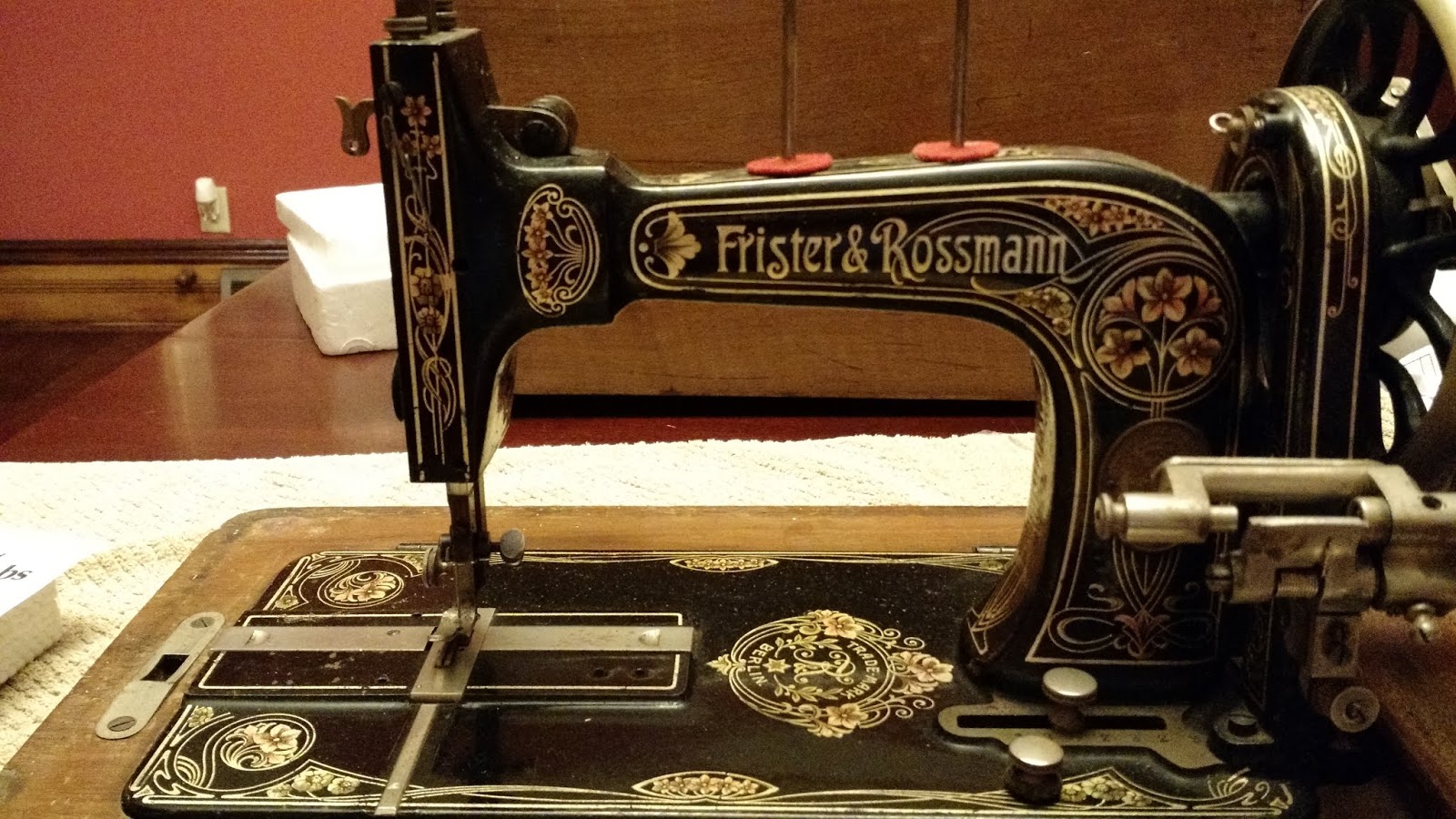 1893 Victorian Farmhouse: Frister Rossmann Bronze Lilies Hand Crank ...