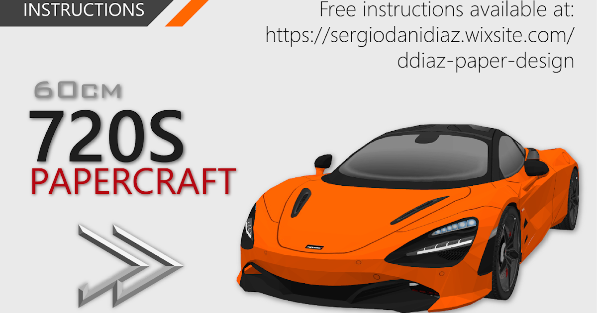 Download 720S Papercraft Instructions