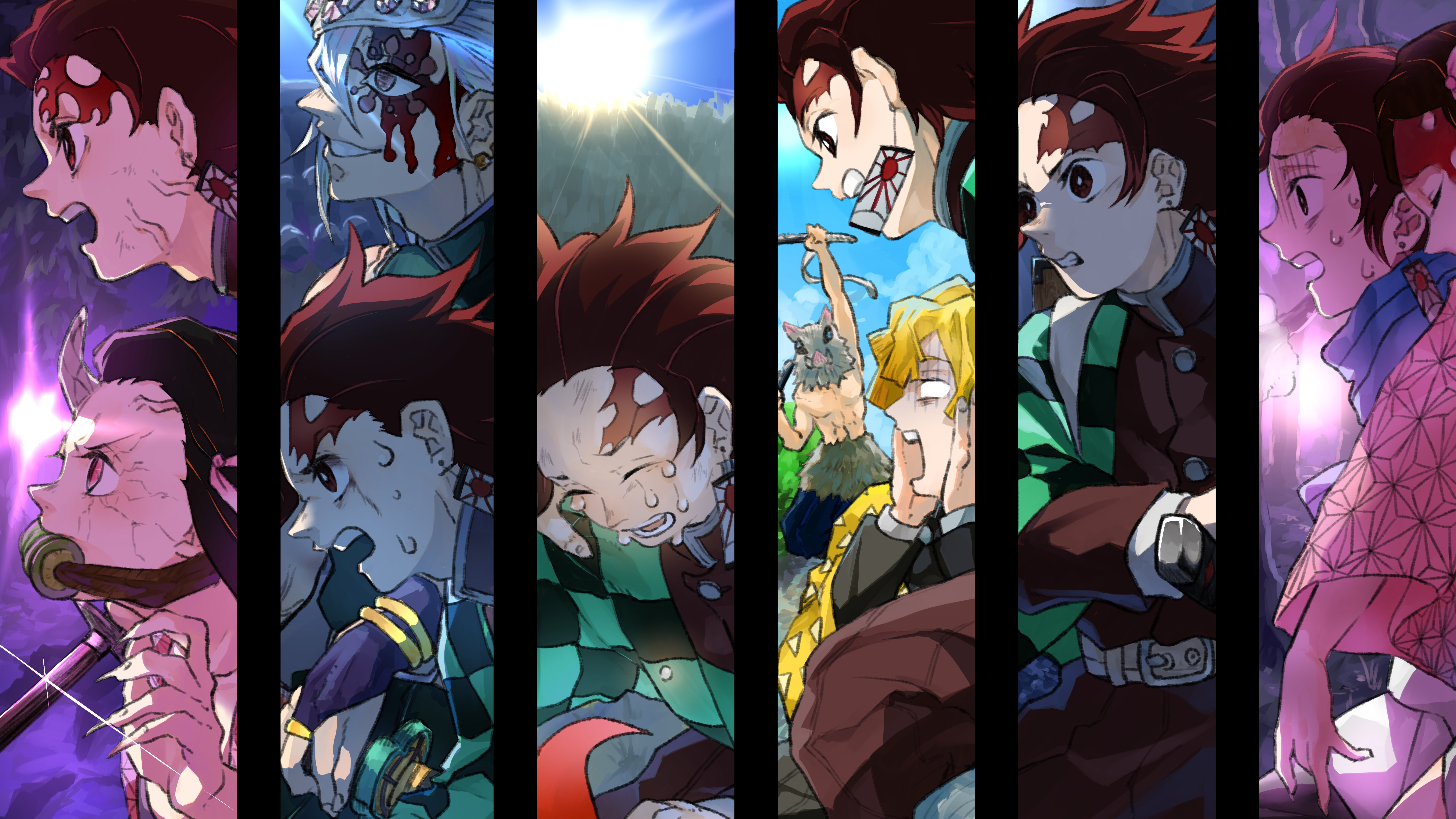 Kimetsu no Yaiba, Tanjirou Kamado, 8K, #17 Wallpaper PC Desktop