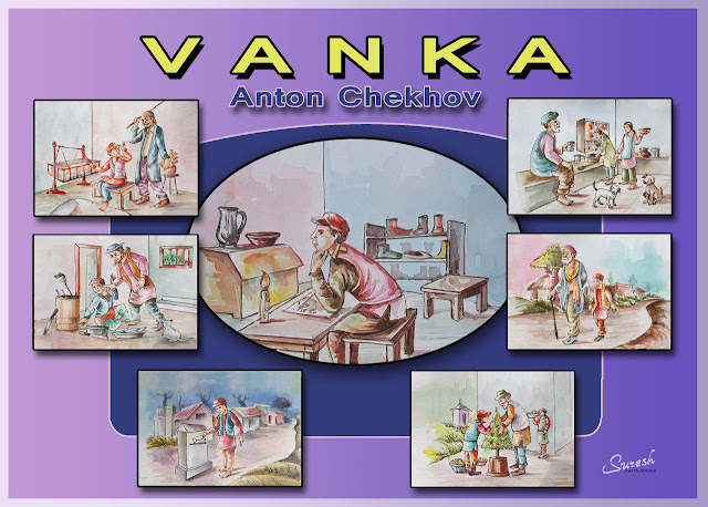 ILLUSTRATION OF THE STORY VANKA - SSLC ENGLISH