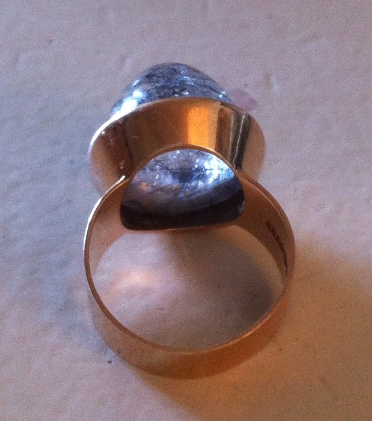 MIXED PICKLES: 14K Kaunis Koru 1969 Modernist RING
