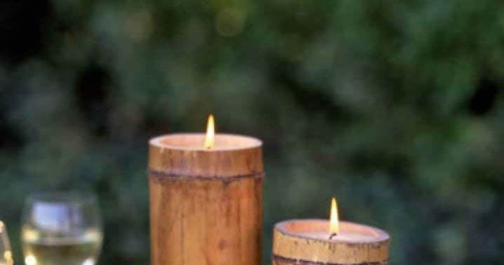 Inspirasi Populer 42+ Kerajinan Dari Bambu Tempat Lilin