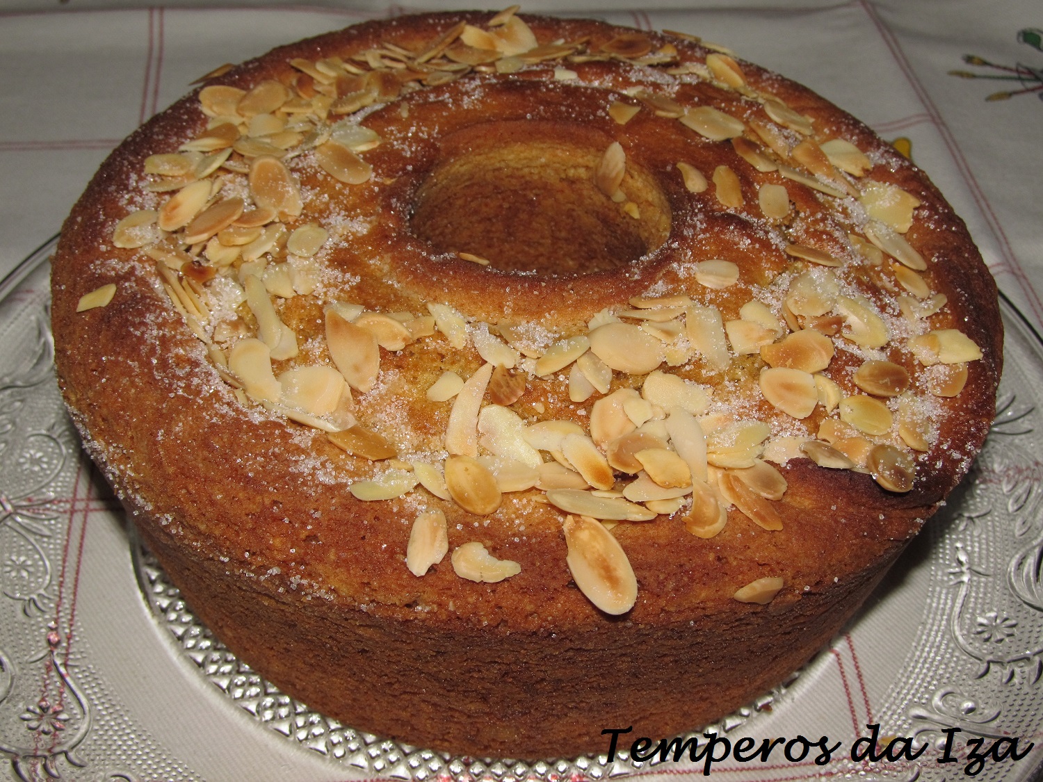 Temperos da Iza: Bolo Fofo de Amêndoas