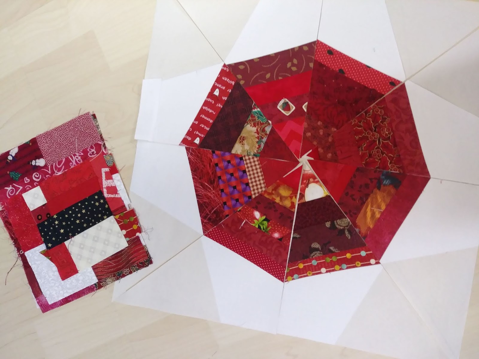 Diary of a madkapquilter: RSC 19 January Red Scraps