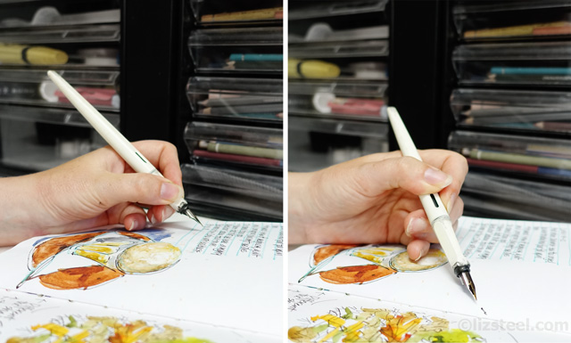 Fountain Pen Sketching Part 2: Why draw with a fountain pen? - Liz ...