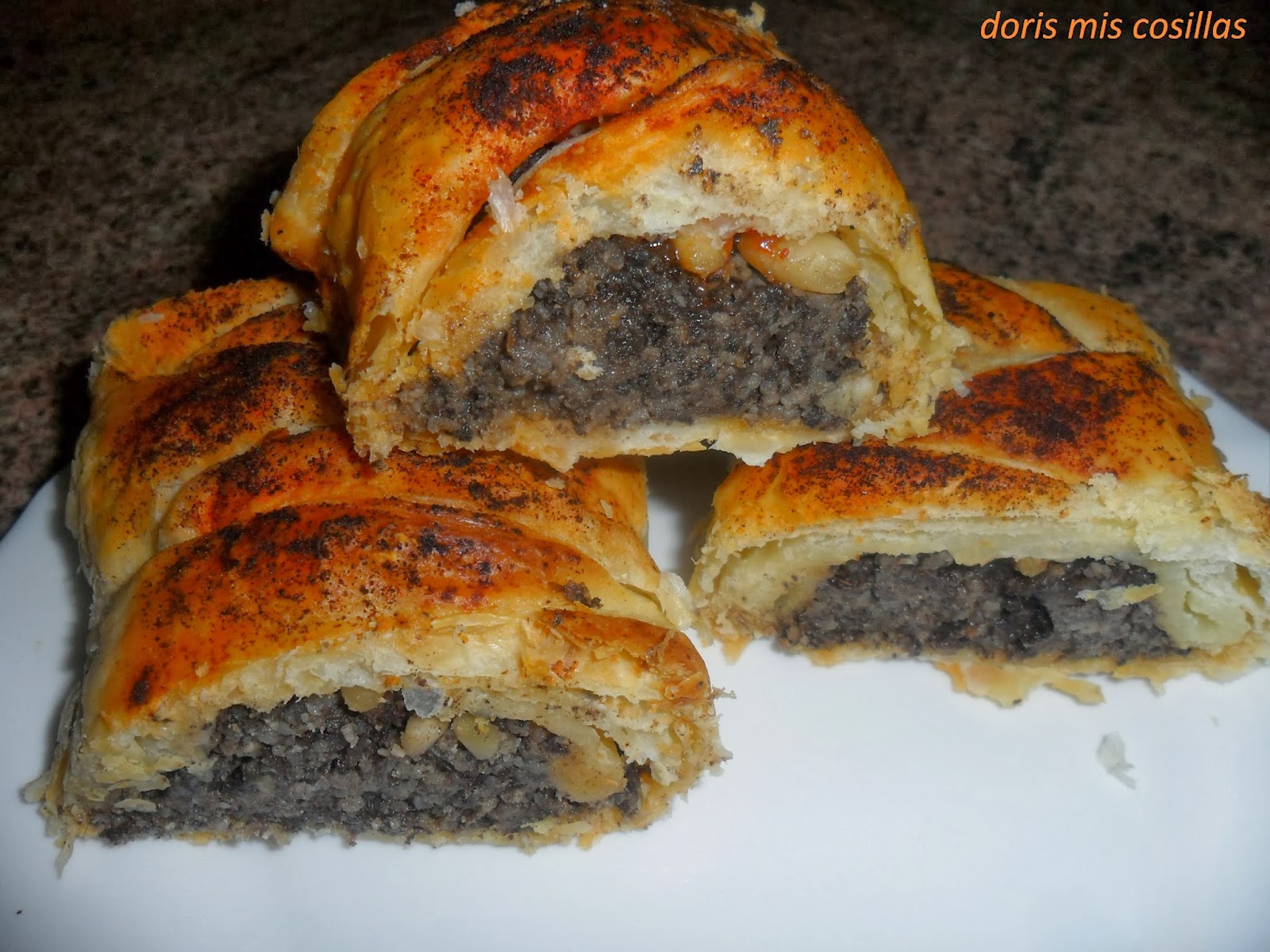 DORIS MIS COSILLAS: HOJALDRE RELLENO DE MORCILLA, CONFITURA DE PIMIENTO ...