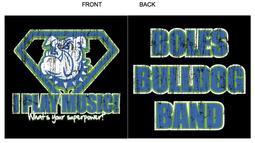 Boles Junior High School Band: Spirit Shirts