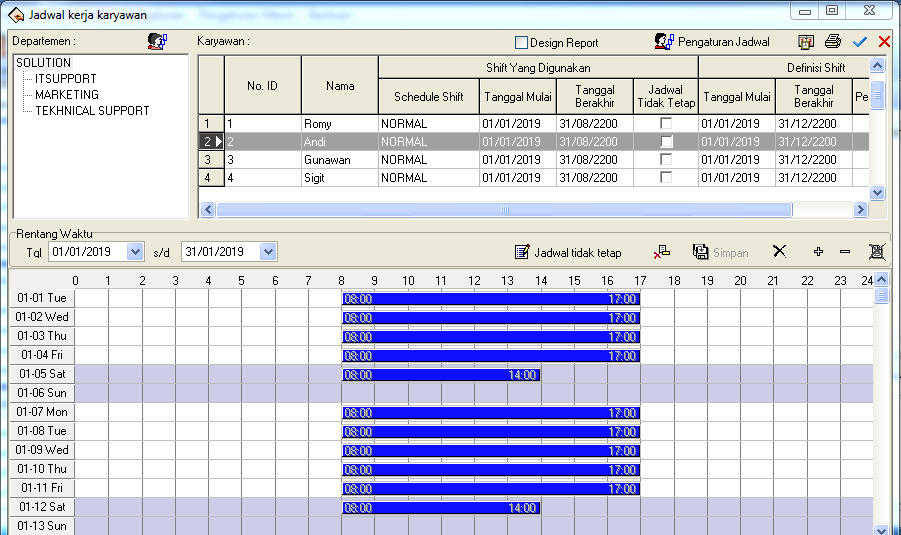 Cara Mengatur Jam Kerja pada Software Attendance Management | Solution Support