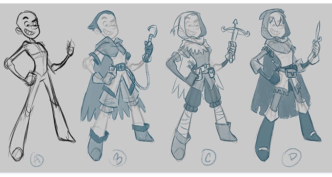 DART 107- Digital Drawing: Project 05- Pilot Character Design