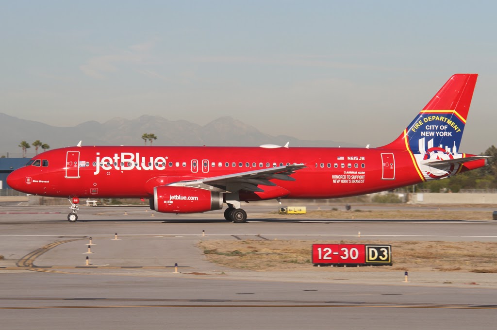 Aero Pacific Flightlines: A very red A320 honoring the New York City ...