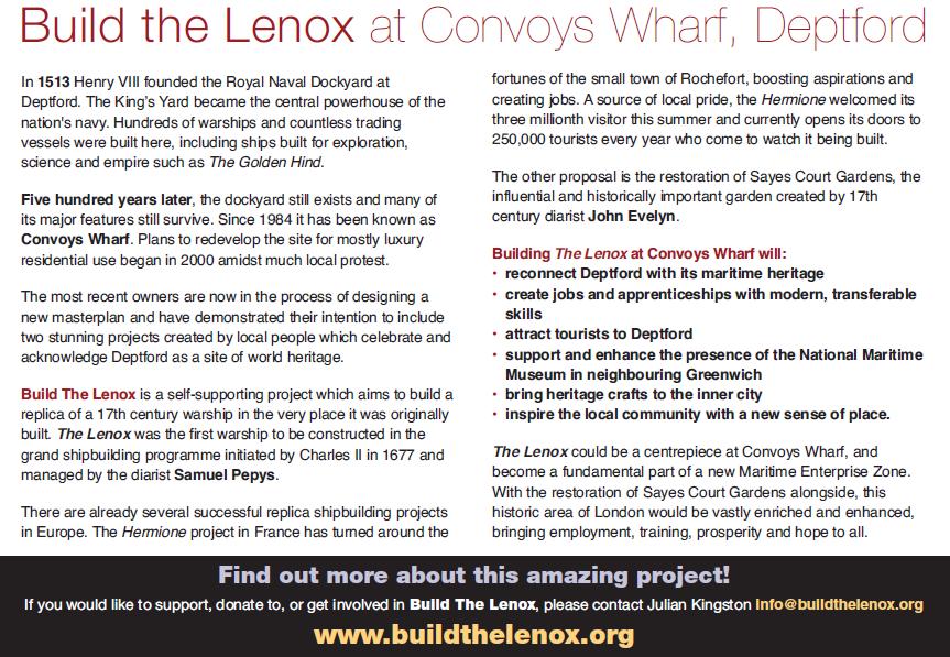 Transpontine: Build the Lenox project