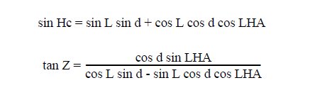 David Burch Navigation Blog: Great Circle Sailing by Sight Reduction