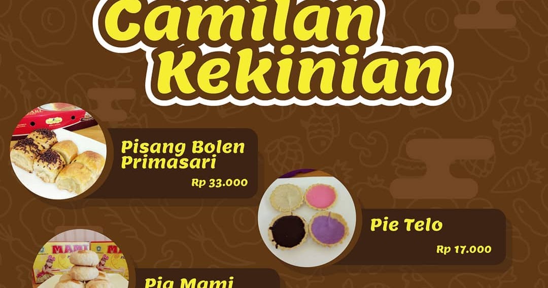 Pisang Bolen Primasari, Pia Telo, Pia Mami, Pia Casa, Oleh oleh ...