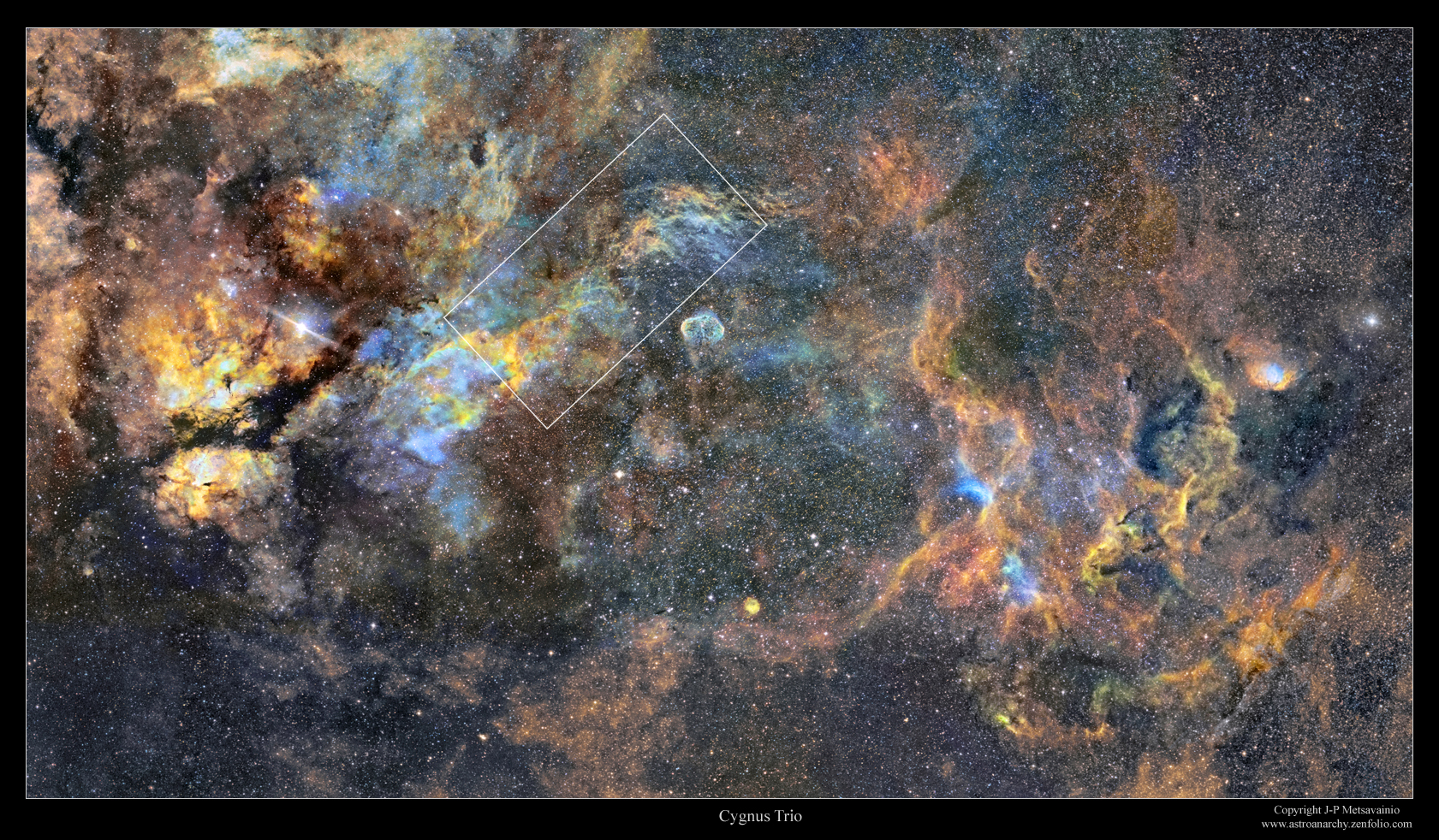 Astro Anarchy: Filaments of Cygnus in visual spectrum