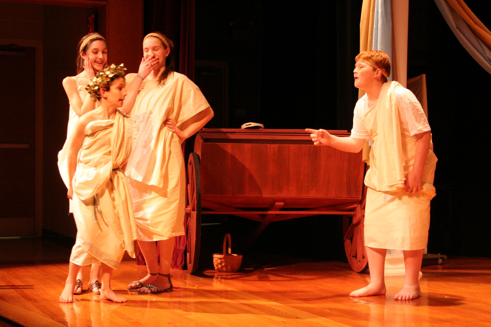 "Circus Olympus" ... Greek Theatre!: King Midas Production Photos