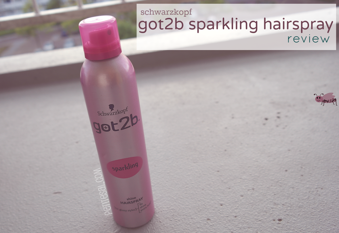 PETITE-SAL: Review: Schwarzkopf Got2B Sparkling shine hairspray