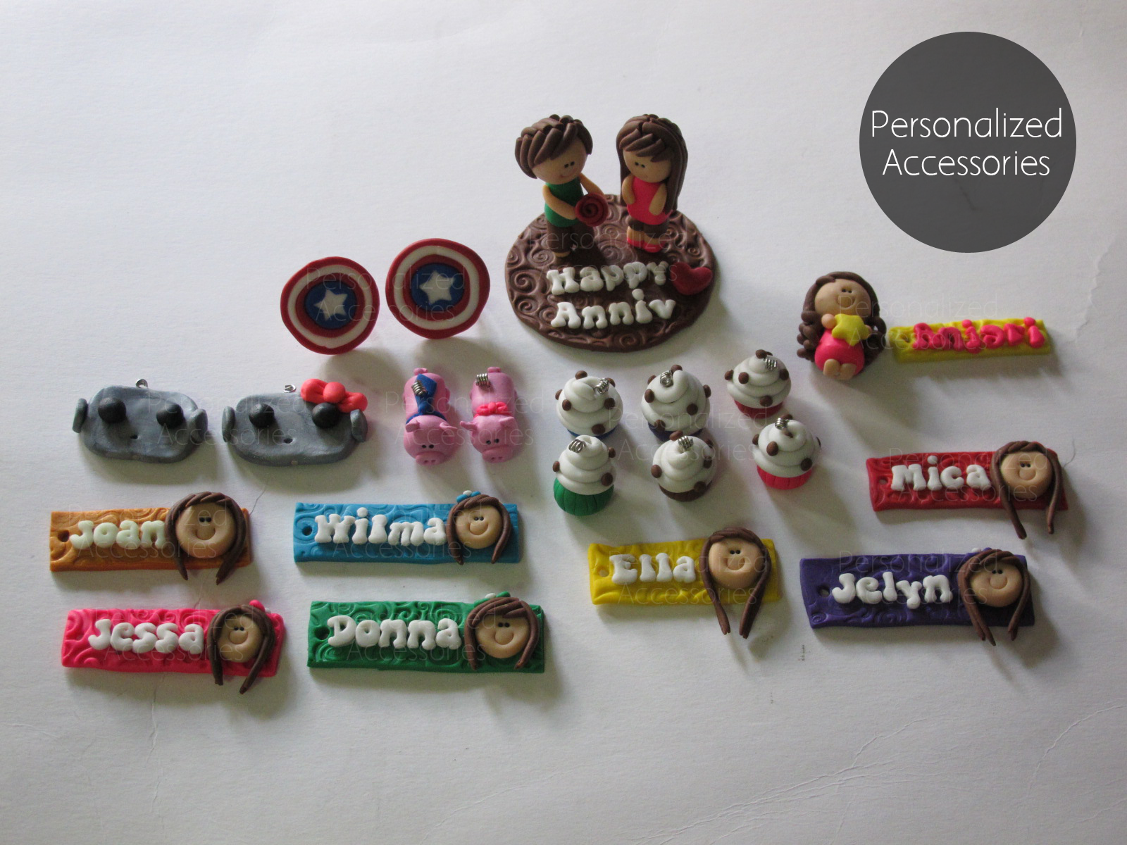 Personalized Accessories: Random Clay Creations
