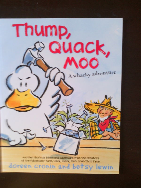 CHILDREN BOOKS FOR YOU: Thump, Quack, Moo - A whacky Adventure