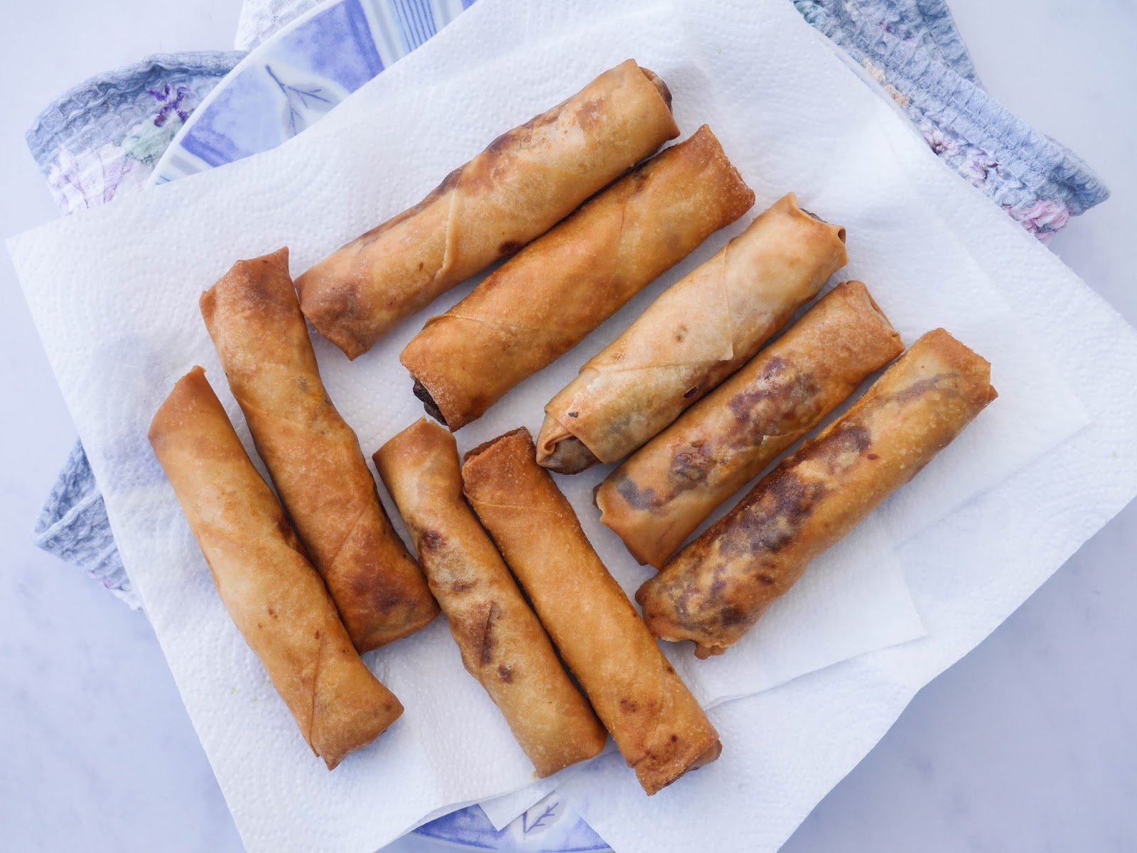 This Muslim Girl Bakes: Tandoori Chicken and Vegetable Spring Rolls.