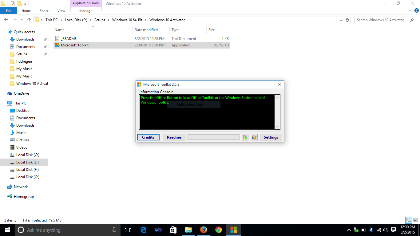 Windows 10 Activator.