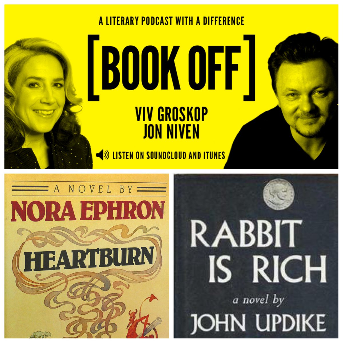 Podcast review: Book Off! Viv Groskop and John Niven