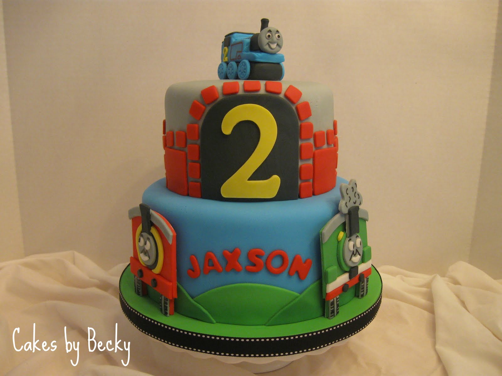 Cakes by Becky: Thomas the Train Birthday Cake