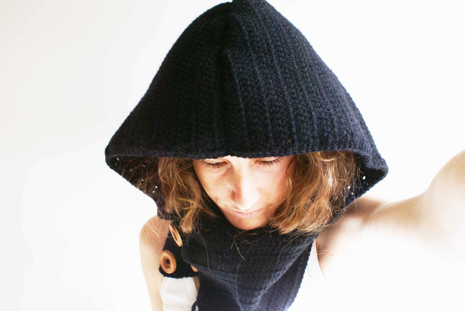 enganxArt **CROCHET & MORE**: CUELLO CON CAPUCHA