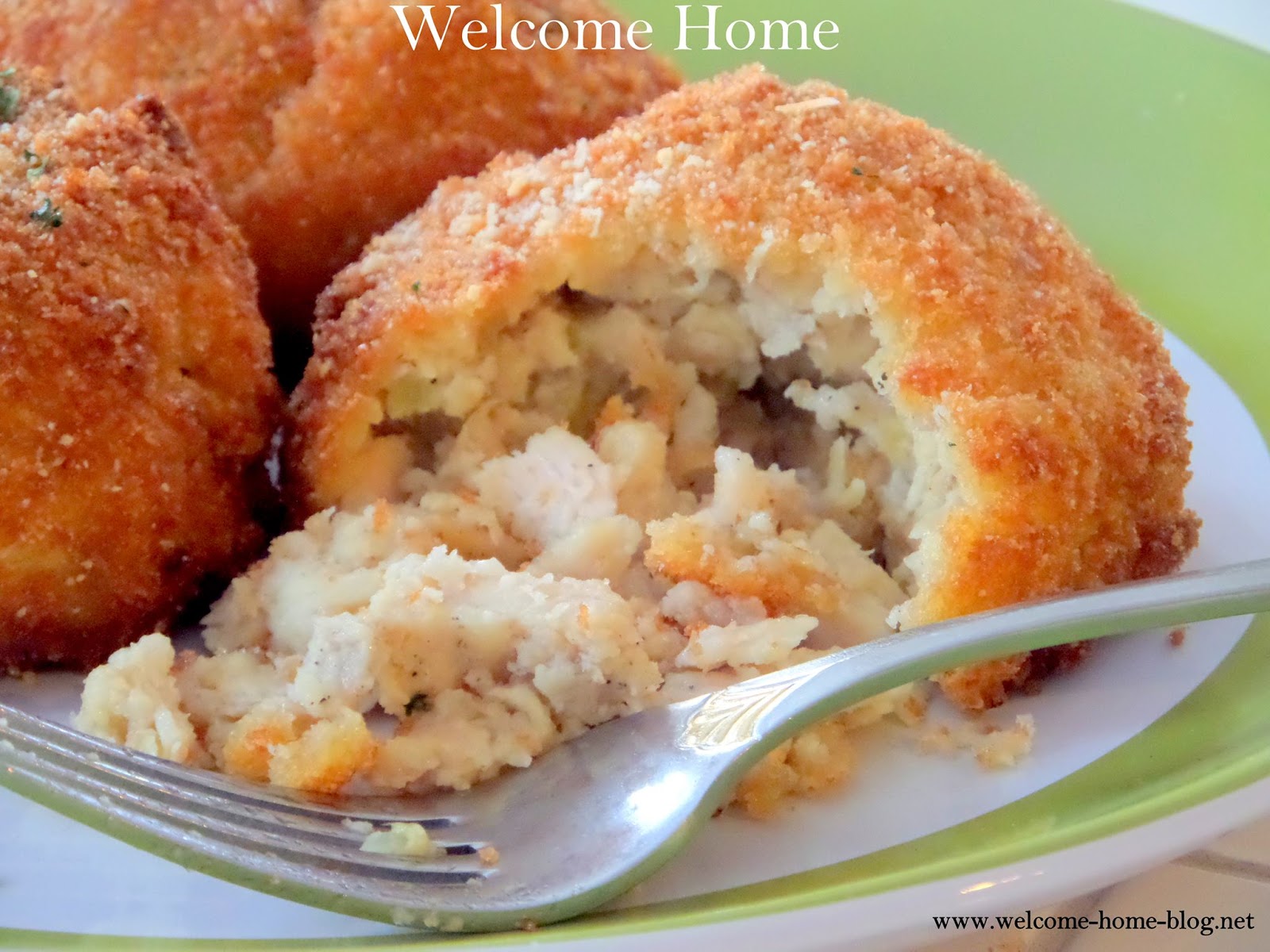 Welcome Home Blog: Chicken Croquettes