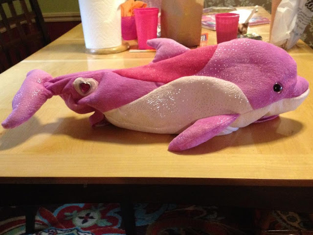 Mrs. Lydia's Kitchen: Pink Dolphin Birthday Cake