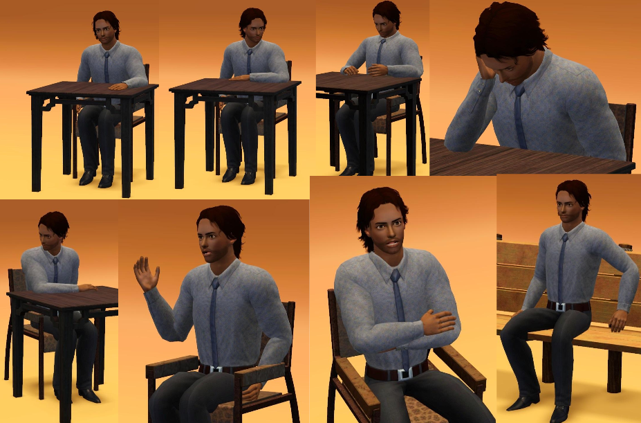 Mypalsim's Poses for Sims 3