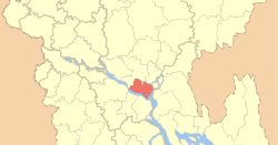 Munshiganj District: The Location Of Munshiganj In Bangladesh