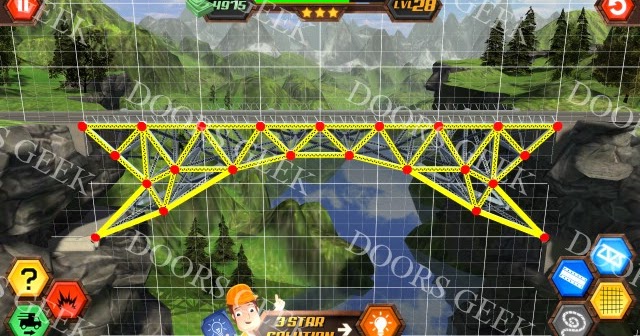 Bridge Construction Simulator [Medium] Level 28 ~ Doors Geek