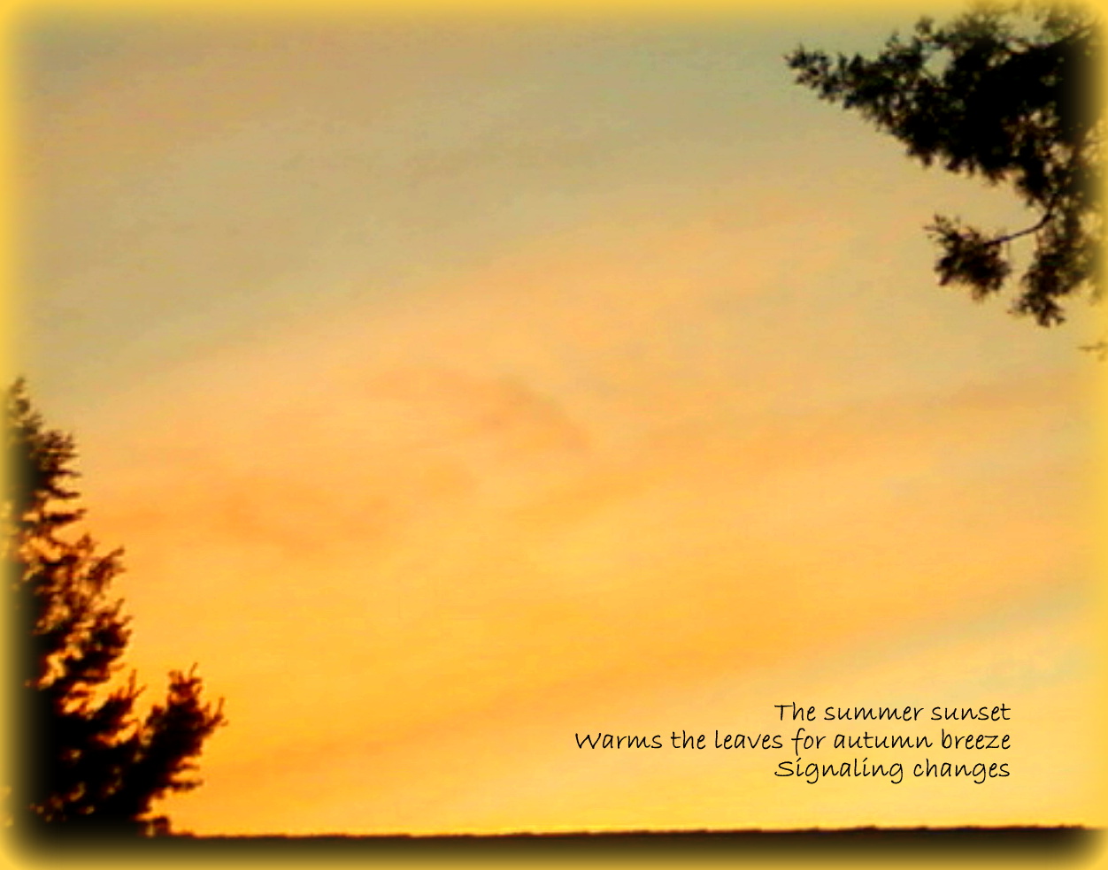 Haiku Creations: Summer Sunset
