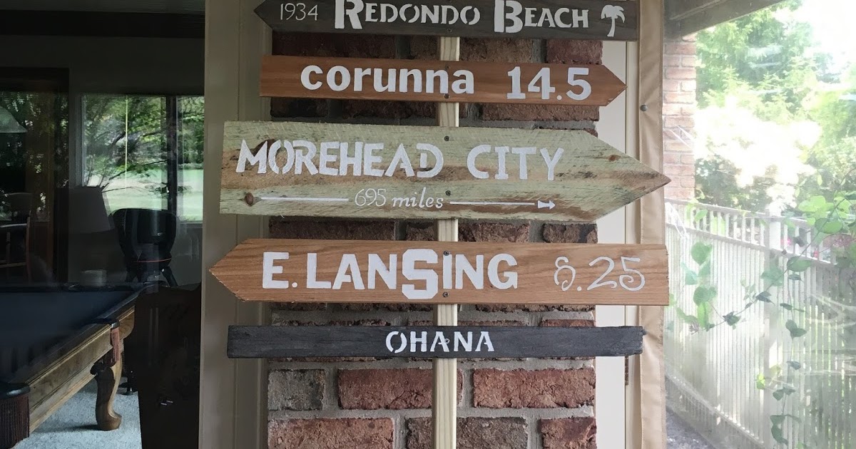 Make My Day Camp: Directional Sign