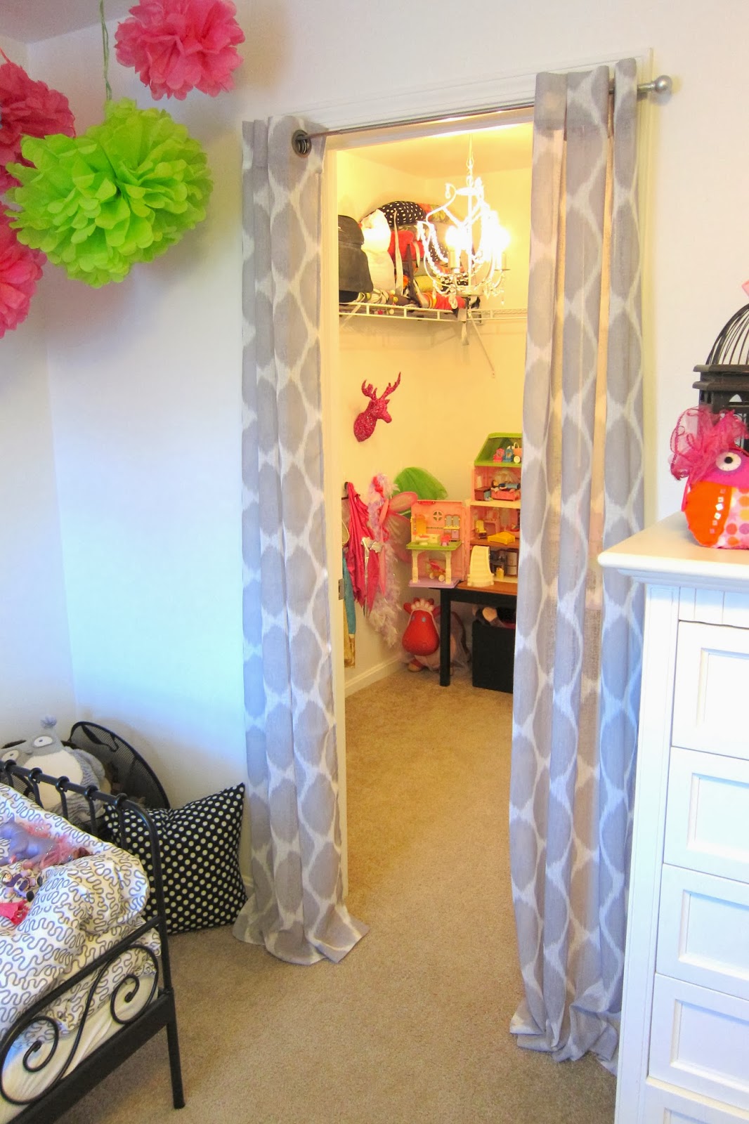 Inspired Whims: The Reveal! Little Girl Closet to Play-Space Conversion