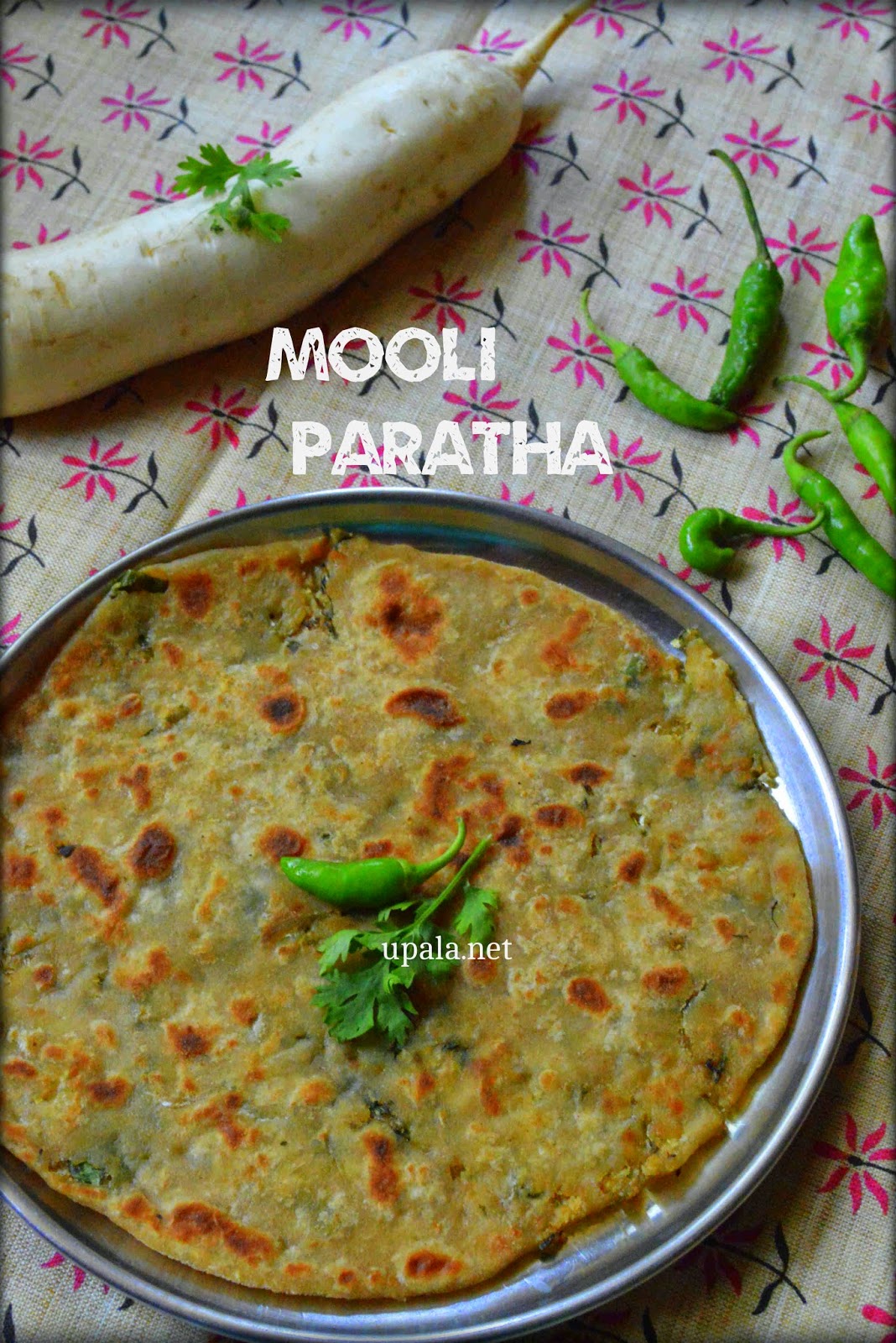 Upala: Mooli paratha/Radish Paratha