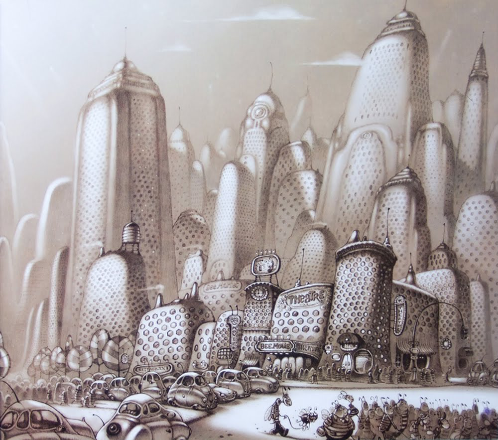 Art Models: Bee Movie (2007) - Concept Art