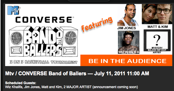 The Converse Blog: Converse Band of Ballers 2011 is happening!!!!