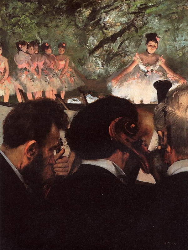 Ballet: Edgar Degas Orchestra Musicians 1870-1871