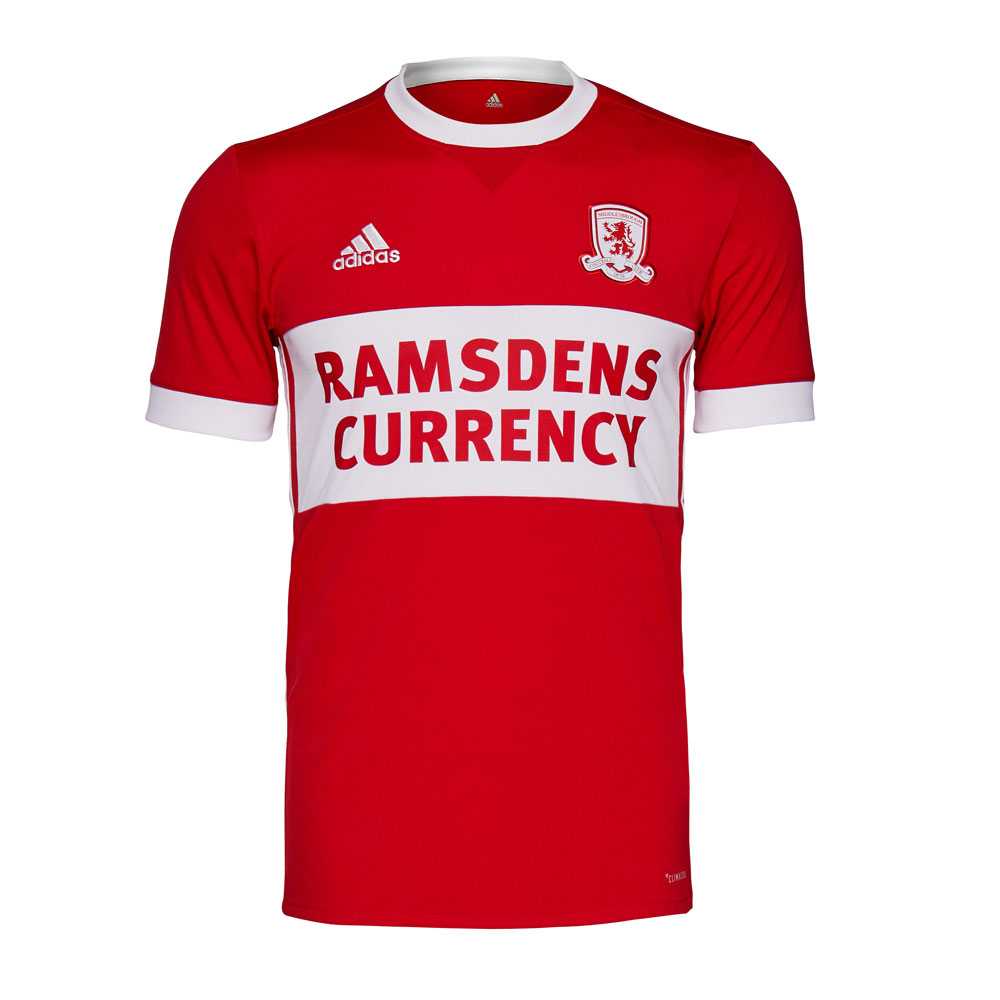 Middlesbrough 17-18 Home Kit Released - Footy Headlines