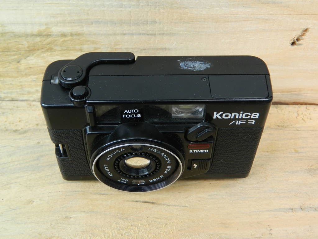 'Djago' - Antik, Vintage, & Kolektibel: [SOLD] KAMERA ANALOG KONICA AF3 TAHUN 1984