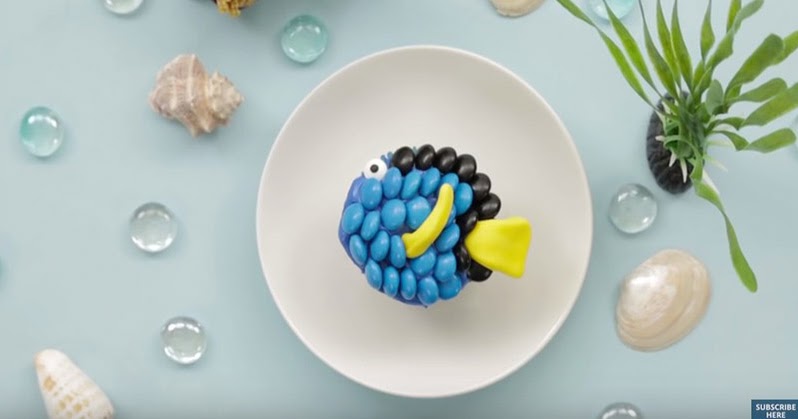 Disney at Heart: Finding Dory Cupcakes