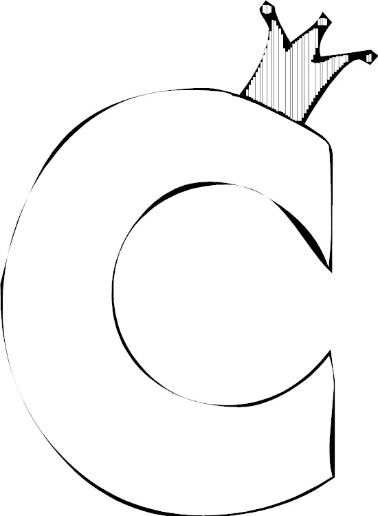 letter c coloring pages printable | Alphabet Coloring Pages