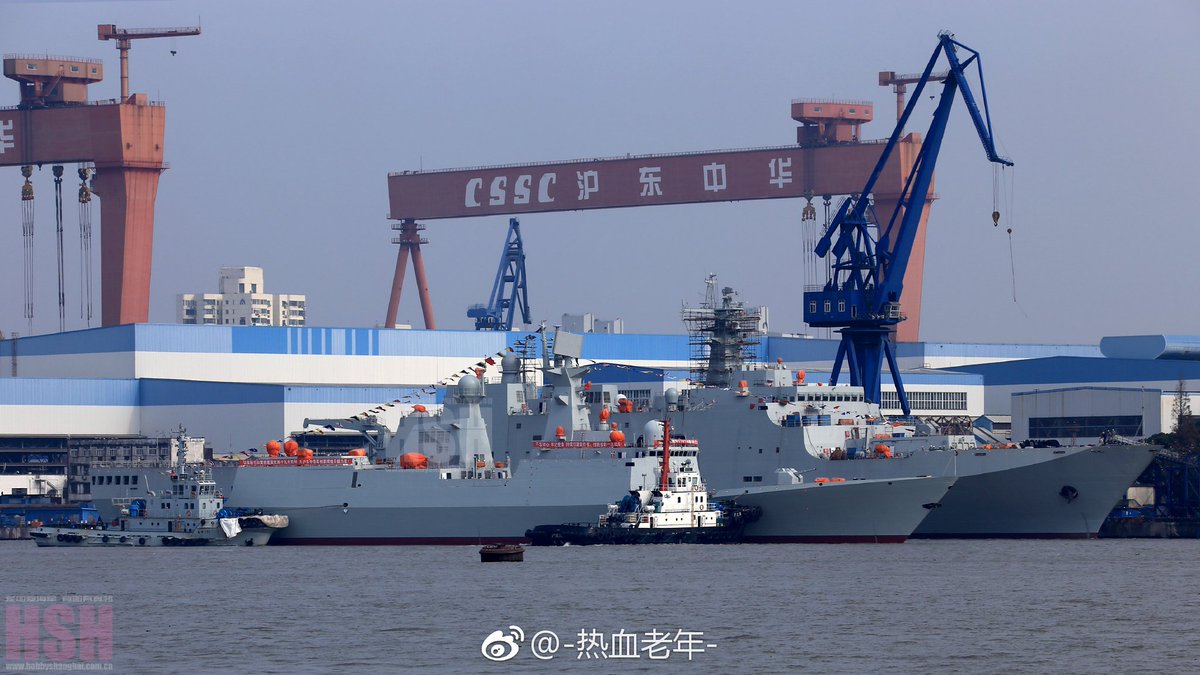 Military and Commercial Technology: 29th Type 054A Frigate is launched ...