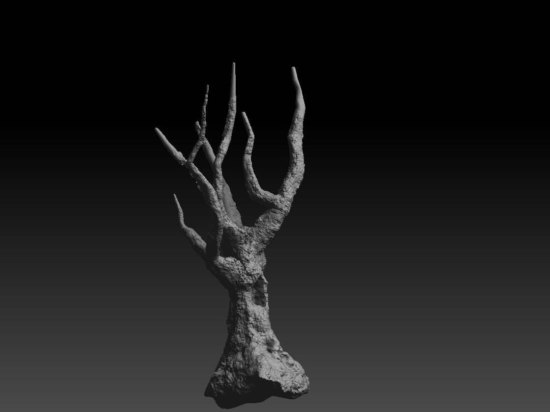 Game Assets Development: Assignment 11 A Tree Model created from zspheres