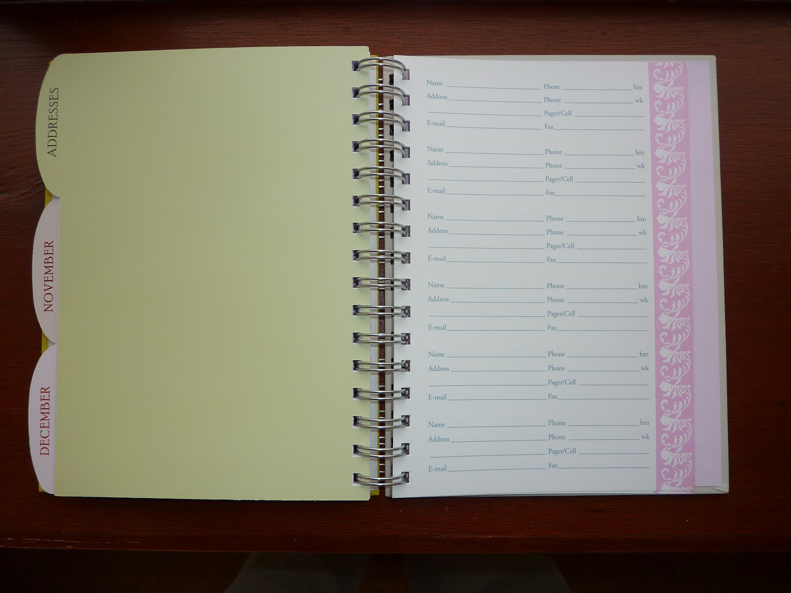 Plannerisms: Brush Dance 2012 A Fearless Woman Date Book