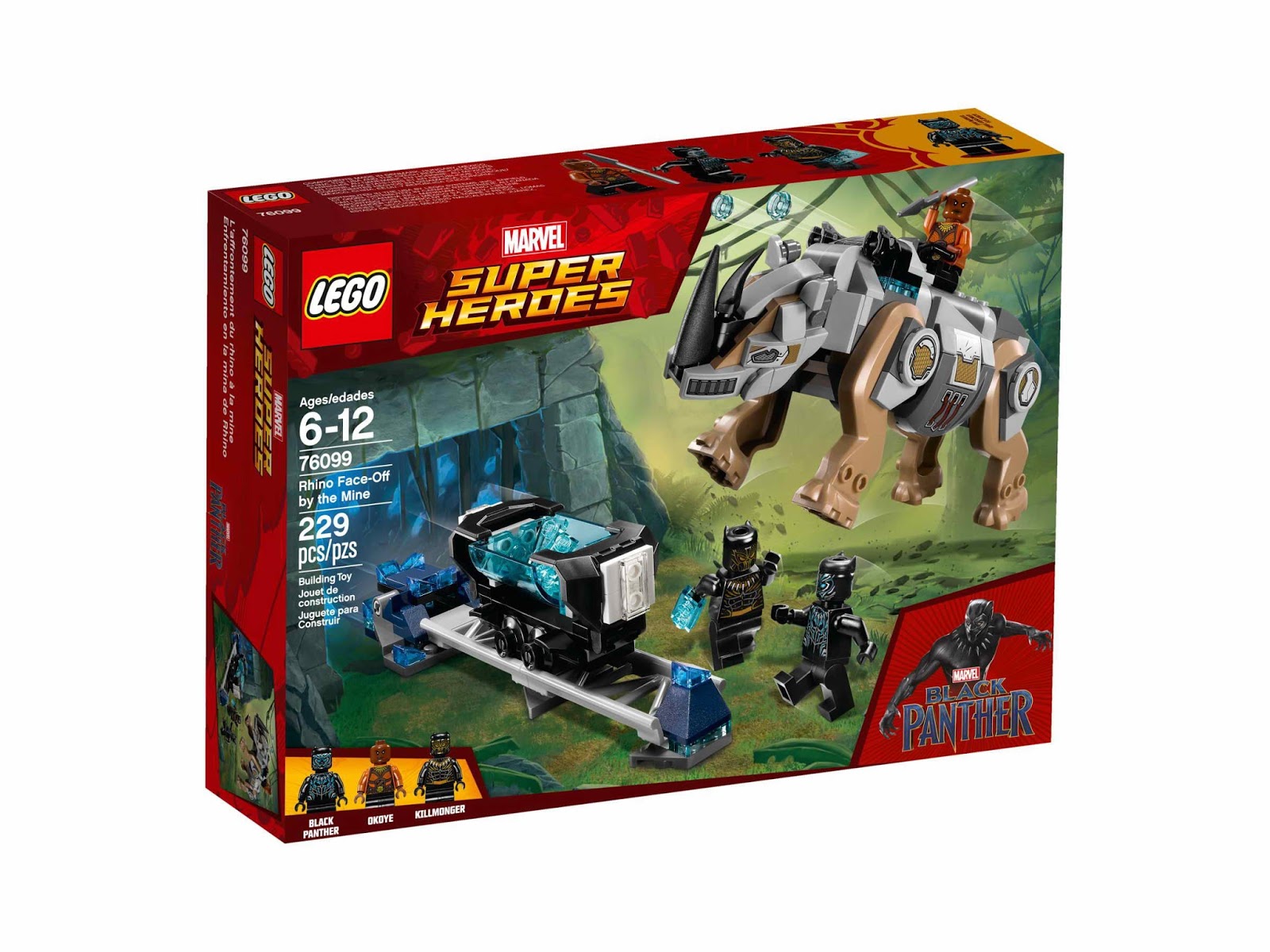 BRICK2018: LEGO SET DATABASE LEGO 76099 Rhino Face-Off by the Mine